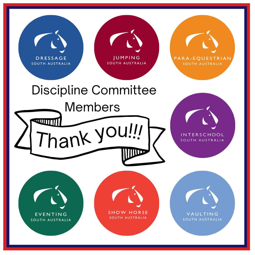 Discipline Committee Members after 2025 AGM | Equestrian South Australia